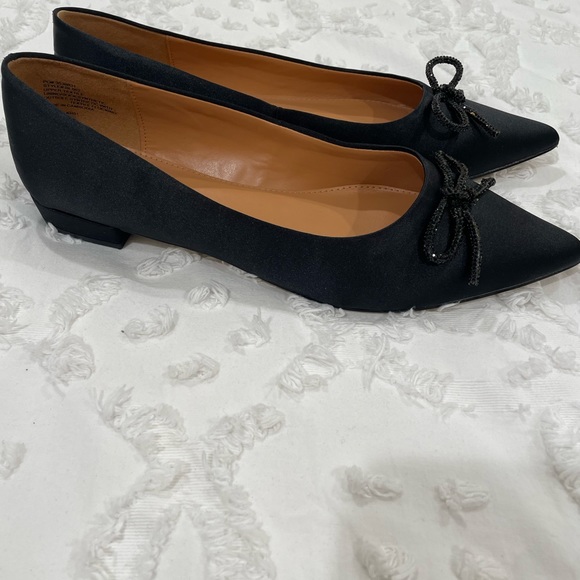 J. Crew | Shoes | Jcrew Black Bow Flats | Poshmark
